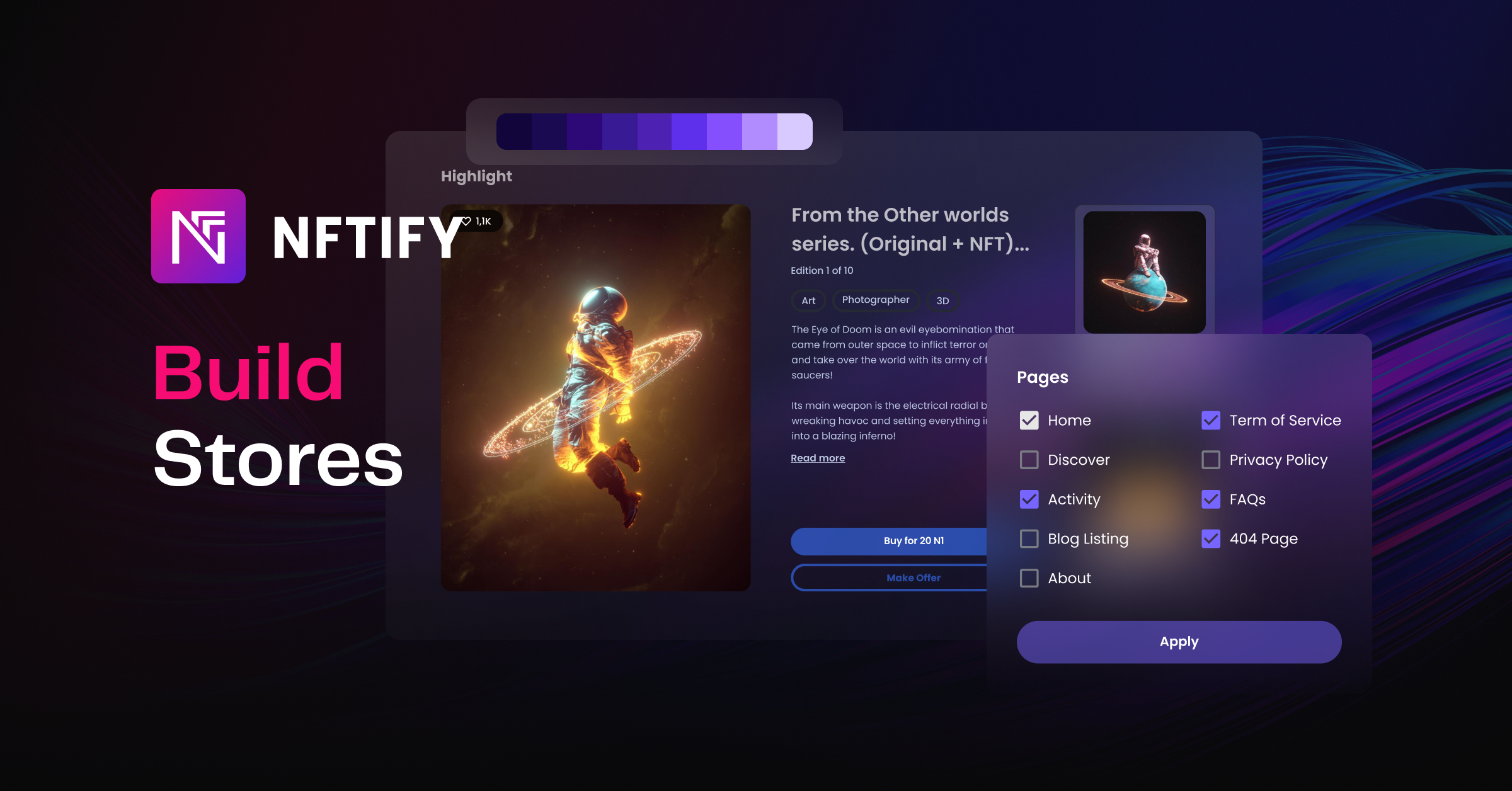 Build Your NFT Marketplace, the Codeless Way - NFTify